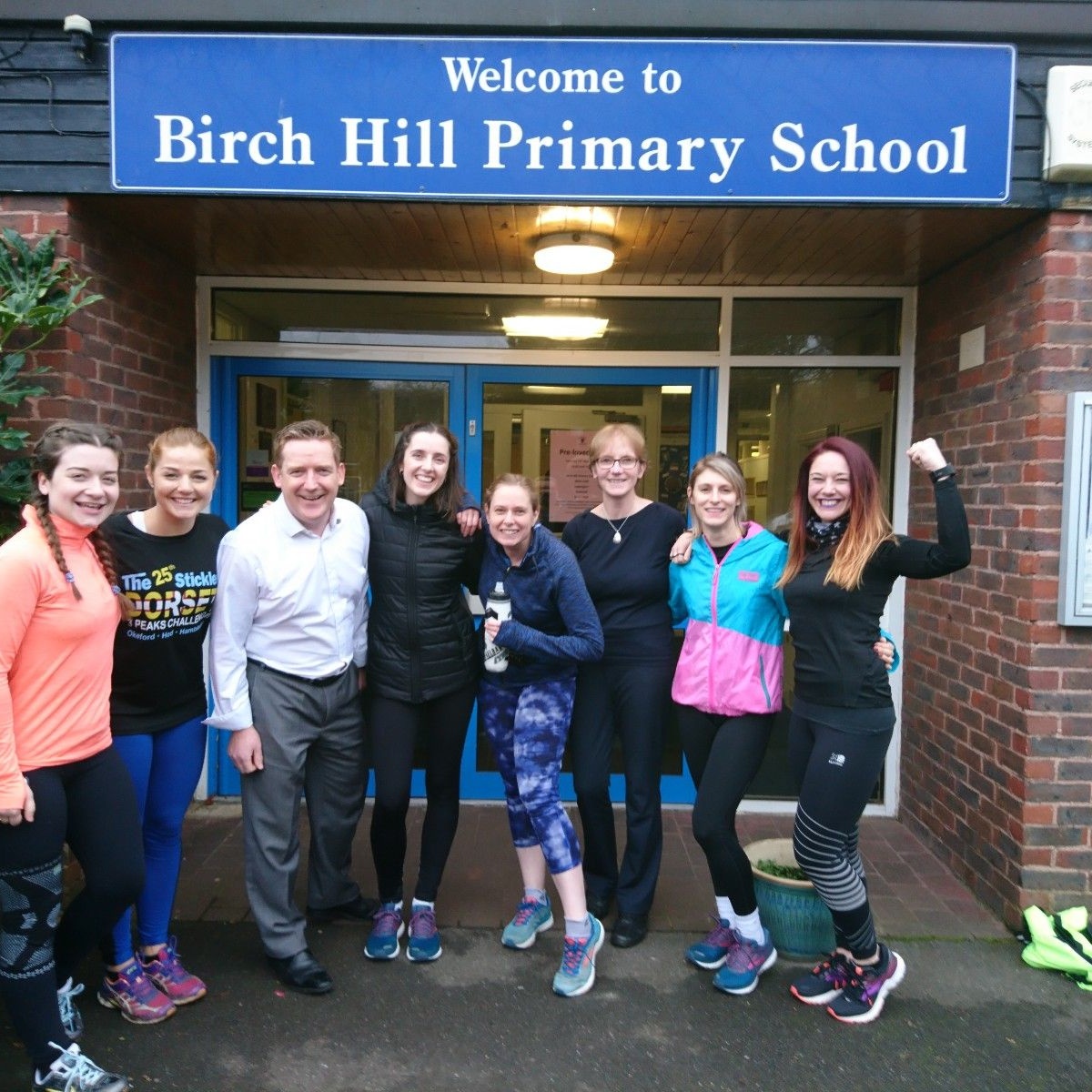 Bracknell Half Marathon running team - Birch Hill Primary School